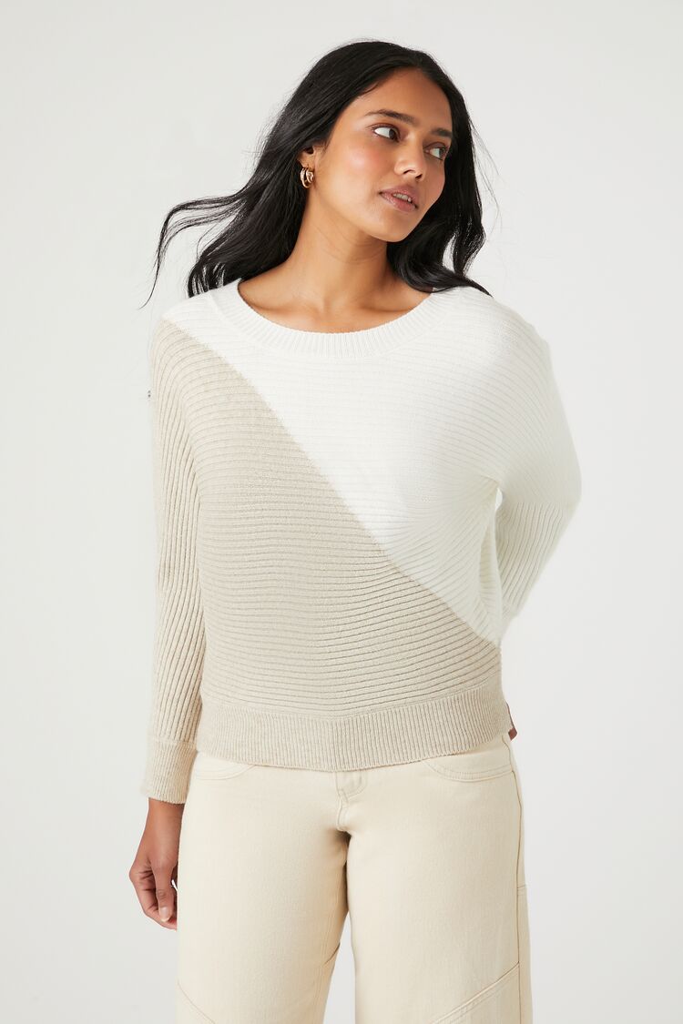 Colorblock Crew Neck Sweater - forever21us